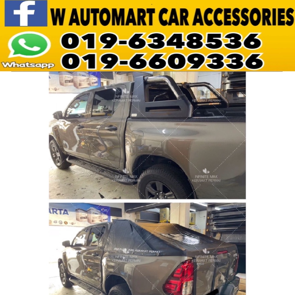TOYOTA HILUX REVO ROLL BAR REAR CANVAS | Shopee Malaysia