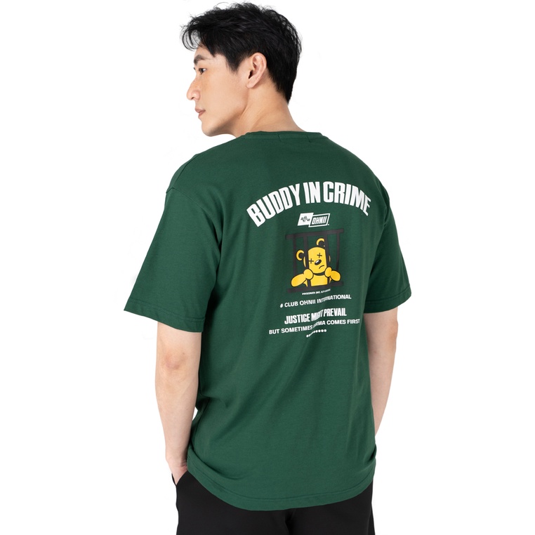 OVERSIZED BUDDY IN CRIME BEAR COTTON JERSEY TSHIRT | Shopee Malaysia