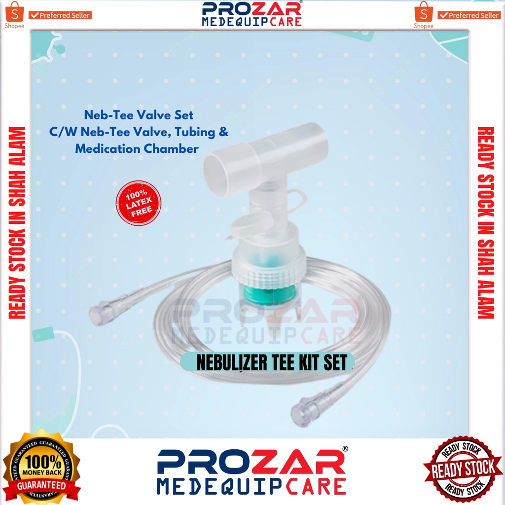 NEBULIZER TEE KIT SET (Nebulizer Bottle & 2m Oxygen Tubing) For ...