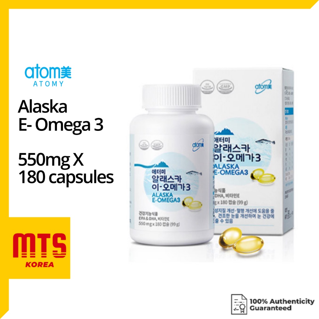 Atomy Alaska E Omega3 (550mg X 180 capsules) | Shopee Malaysia