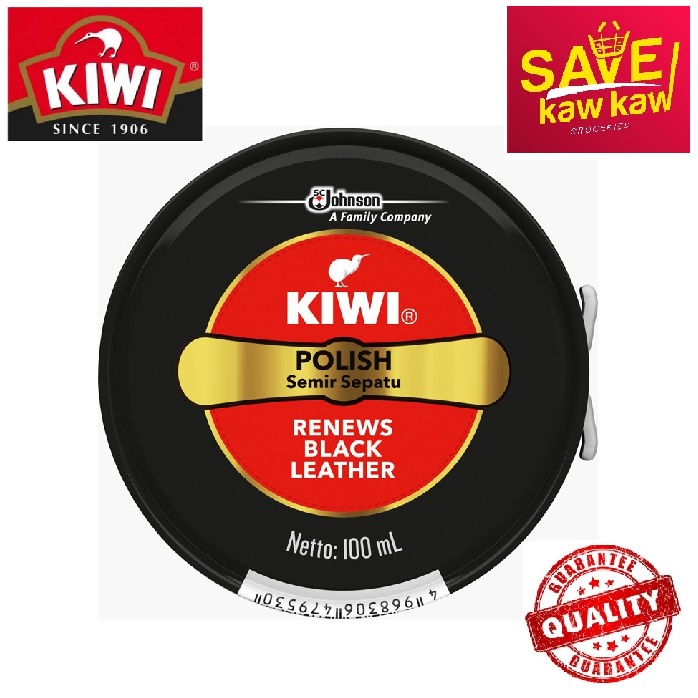 Kiwi Shoe Polish Paste (Black) 100ml / 45ml / 17.5ml - Kiwi Panggilap Kasut | Shopee Malaysia