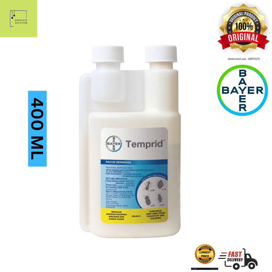 ORIGINAL Bayer Temprid insecticide For Bedbug/ Ubat Pijat 400ML ...
