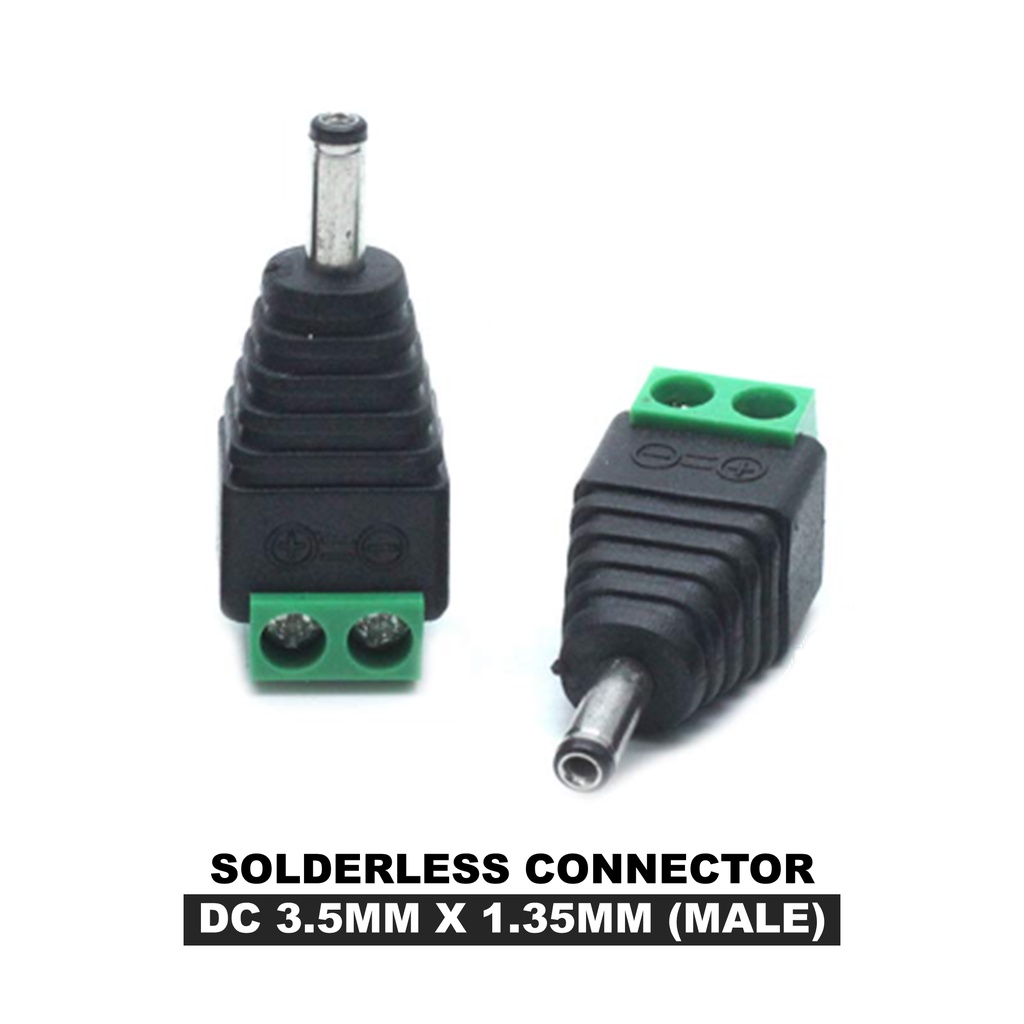 Solderless DC 5.5x2.1mm 3.5x1.35mm BNC RCA 3.5mm Aux TRS TS 4 Pole 6 ...