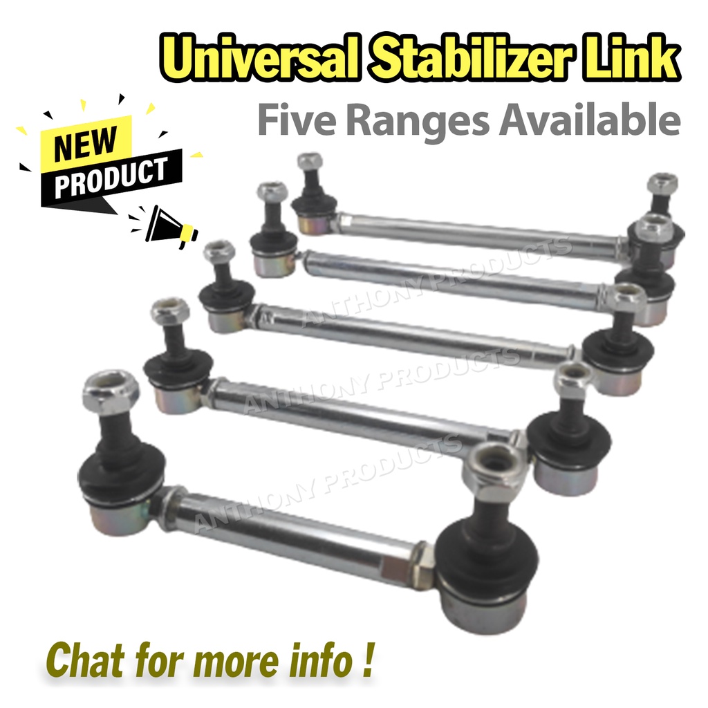 Universal Adjustable Front Stabiliser Link Stabilizer Link Anti Roll ...