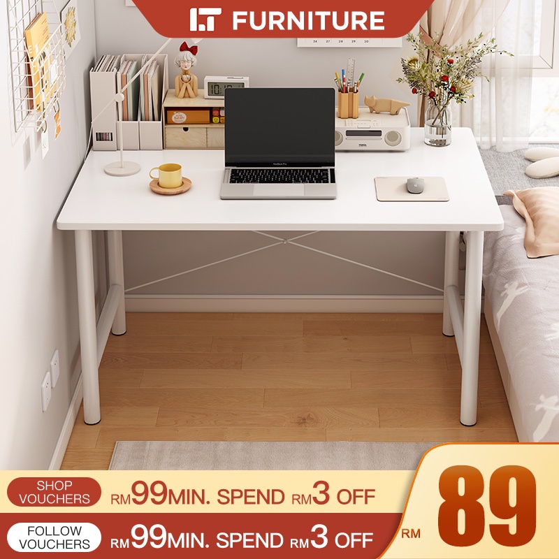 Computer Table Student Study Desk simple modern writing desk meja jepun ...
