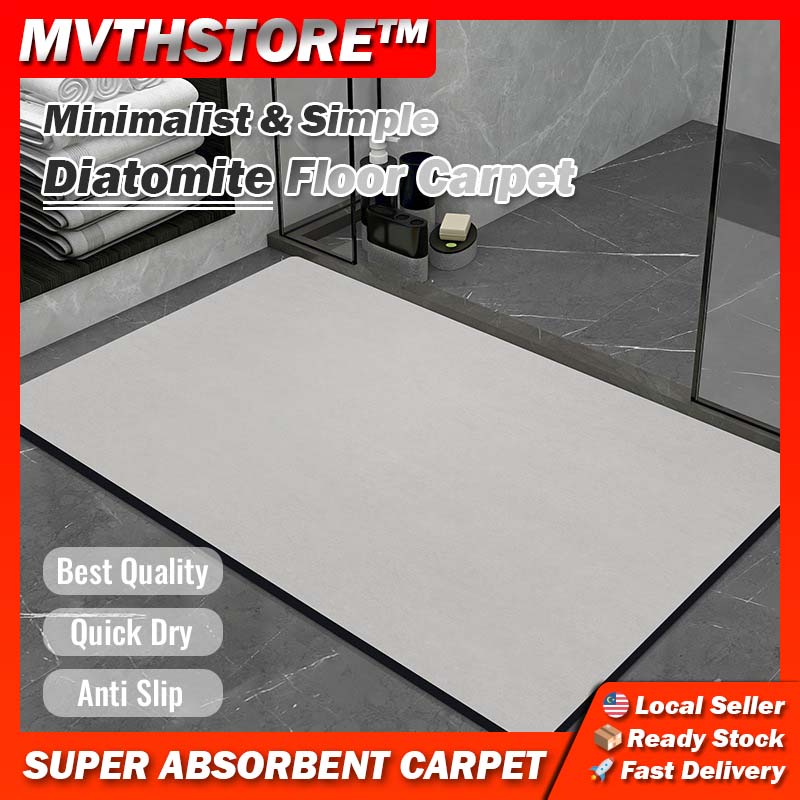 New Minimalist Super Absorbent Quick Dry Diatomite Floor Mat Carpet ...