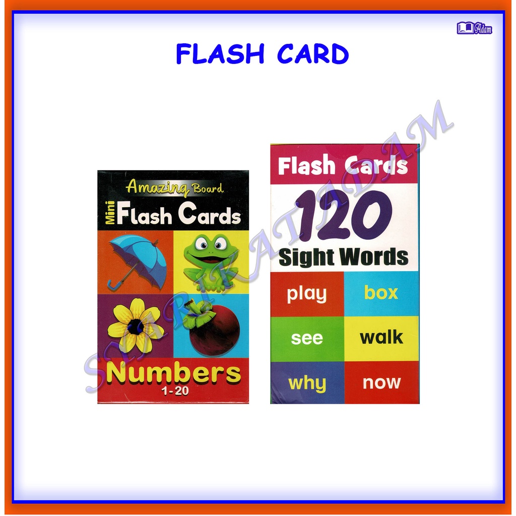 [ADM] FLASH CARD (ENGLISH) | Shopee Malaysia