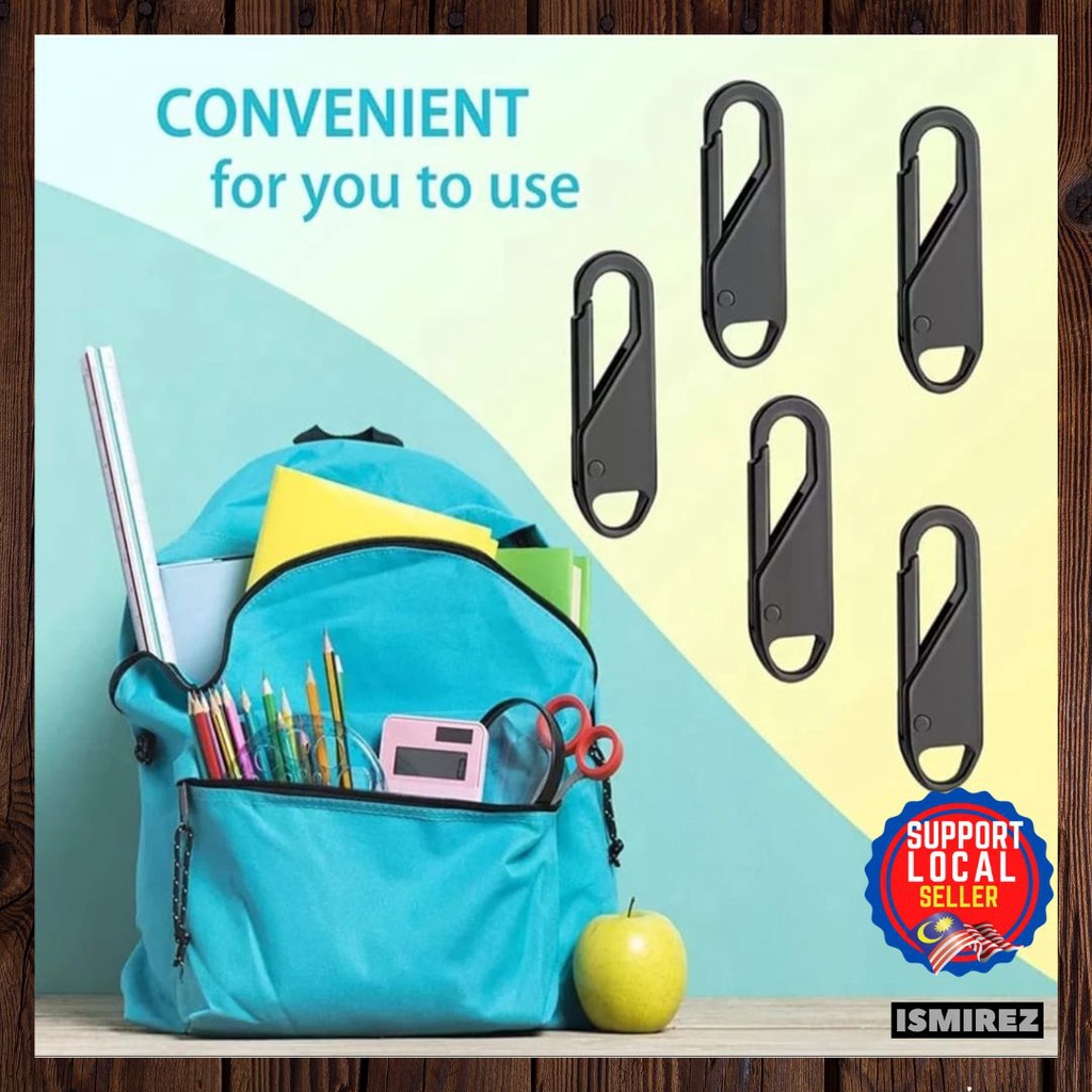 1pc Zipper Pull Replacement Metal Zipper Puller Repair Kit Spare Ganti ...