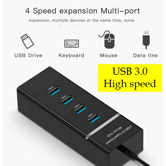 Multi USB Port Extension Usb Hub 3.0 type c hub Laptop PC desktop all ...