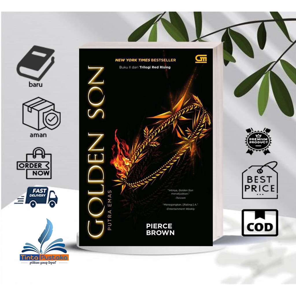 Pierce Brown 2nd - Golden Son - Gold Son | Shopee Malaysia
