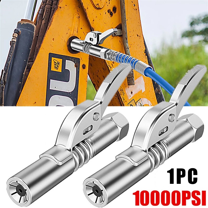 Grease Gun Coupler 10000PSI Hige Pressure Oil Filling Tool Grease Pump ...