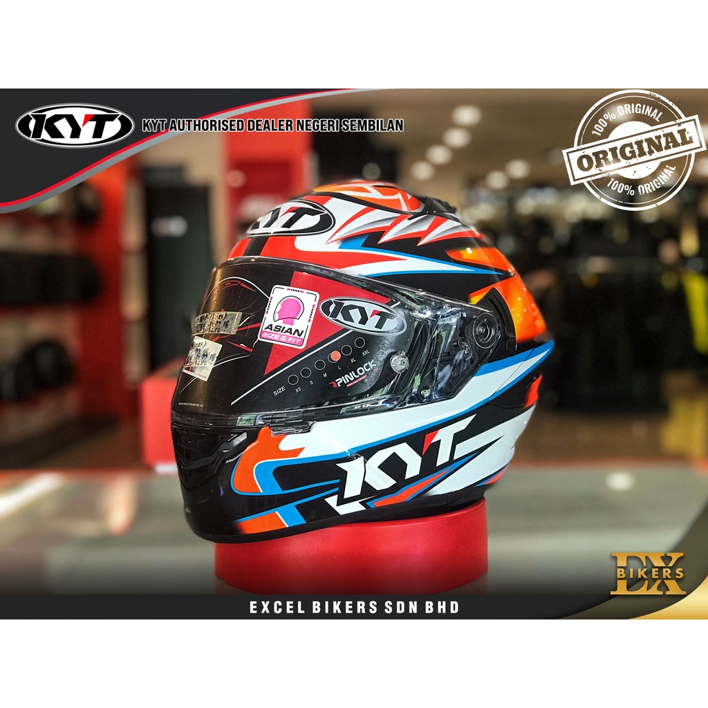 KYT HELMET NFR AXEL BASANI/KYT FULL FACE HELMET/MODULAR HELMET / KYT ...