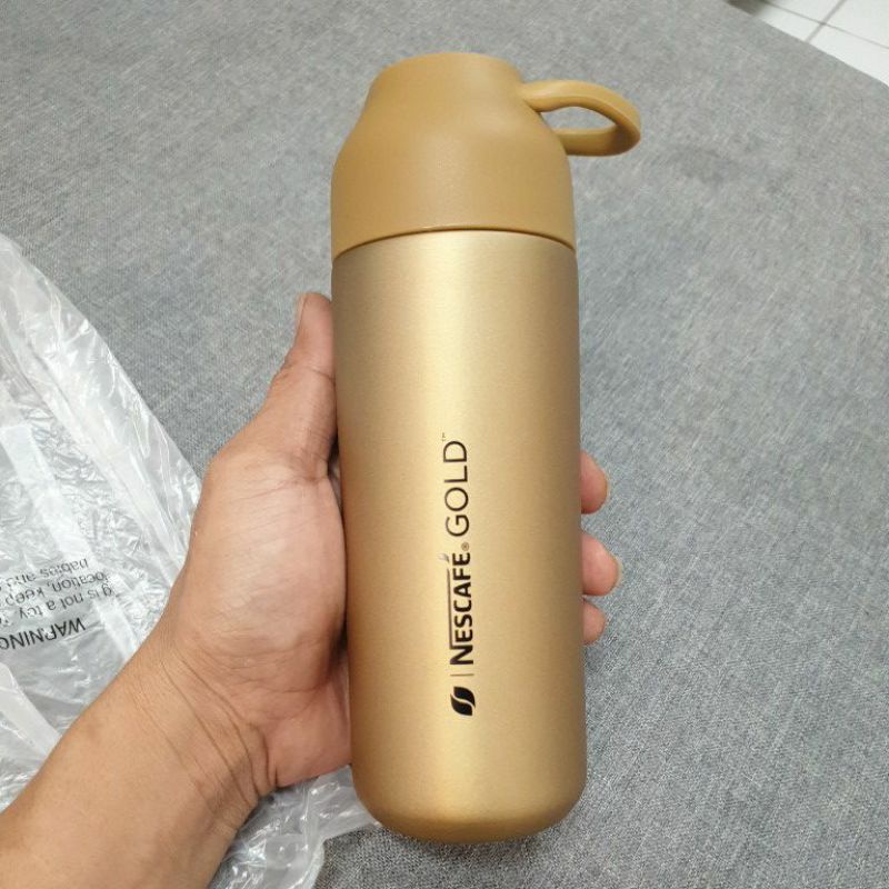 Nescafe Gold Thermo Flask/ Water Bottle - Matte Black | Shopee Malaysia