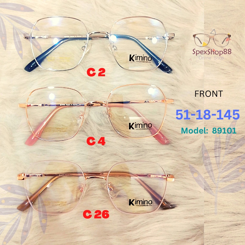 MODEL 89101 | MEMORY TITANIUM IP FRAME | RETRO DESIGN | METAL FRAME ...