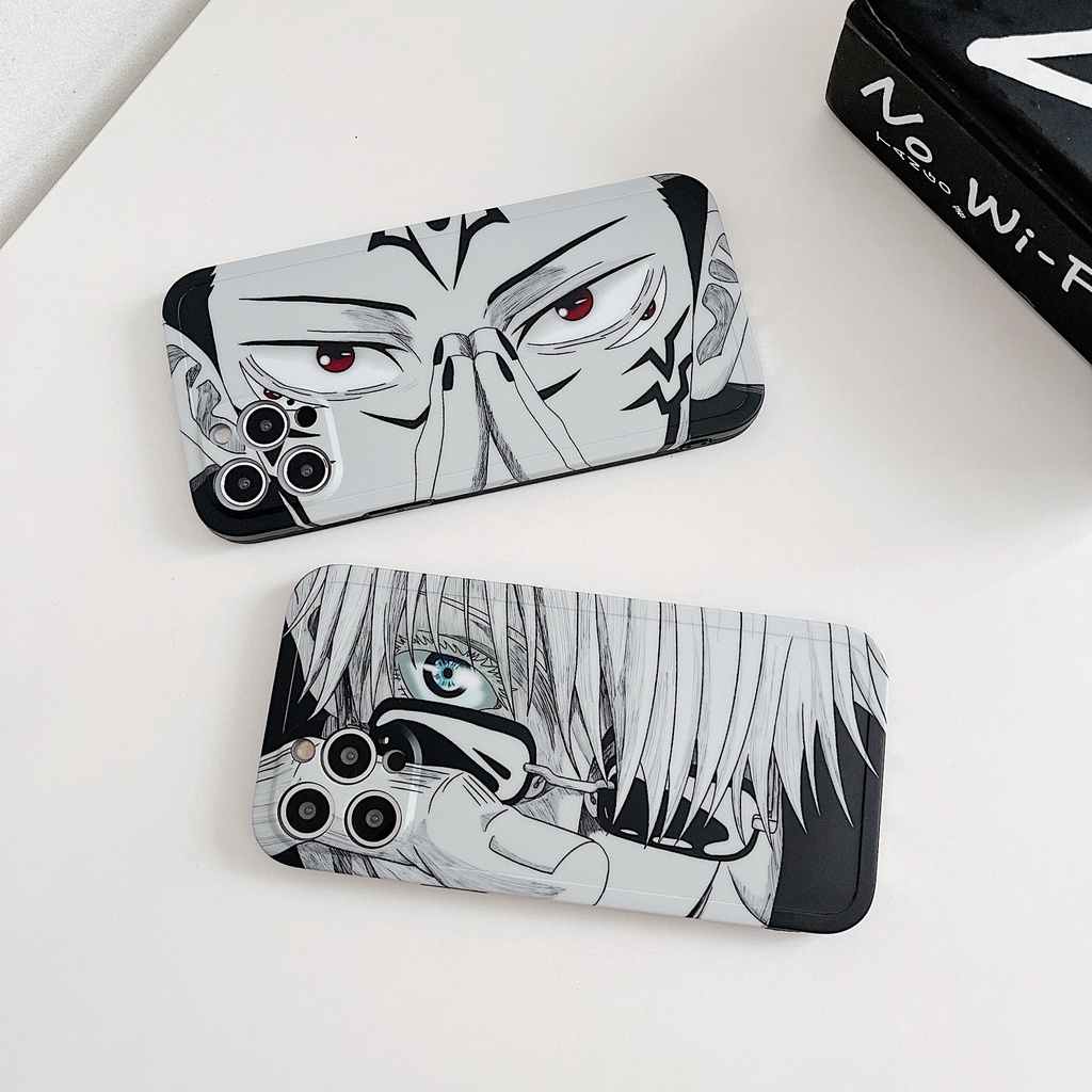 Anime Jujutsu Kaisen Ryomen Sukuna Gojo Satoru Phone Case For iPhone 15 ...