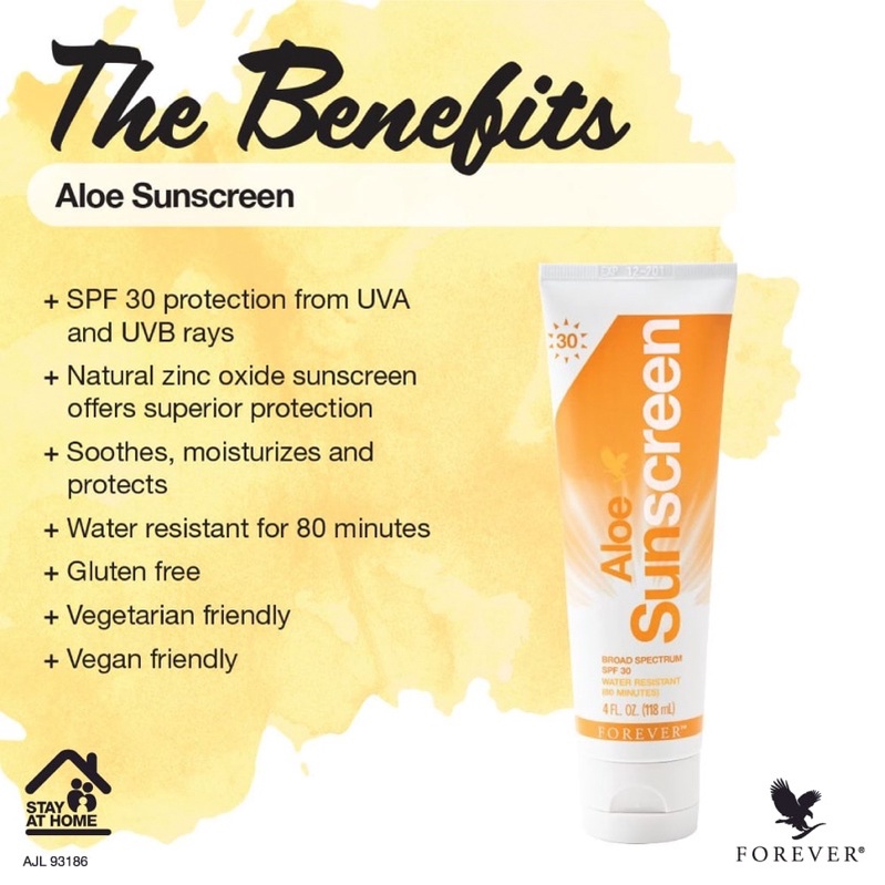 Forever living Aloe sunscreen | Shopee Malaysia