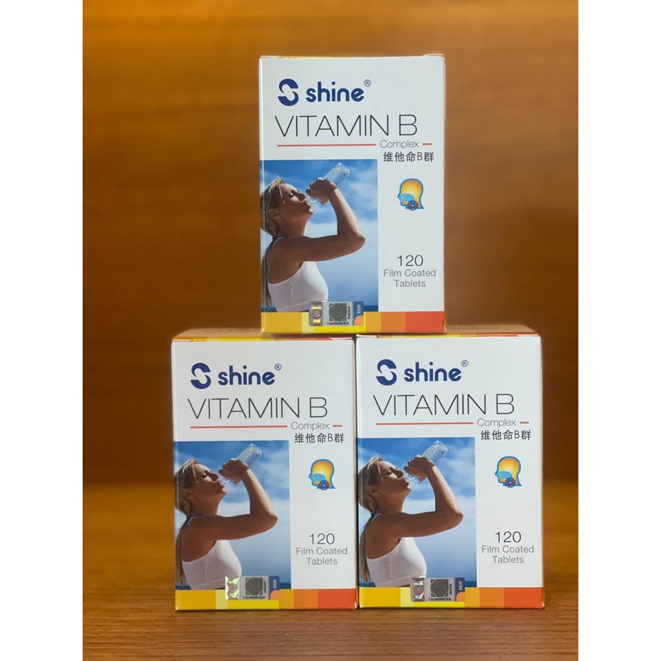 SHINE VITAMIN B COMPLEX 120'S FILM COATED TABLETS | Shopee Malaysia