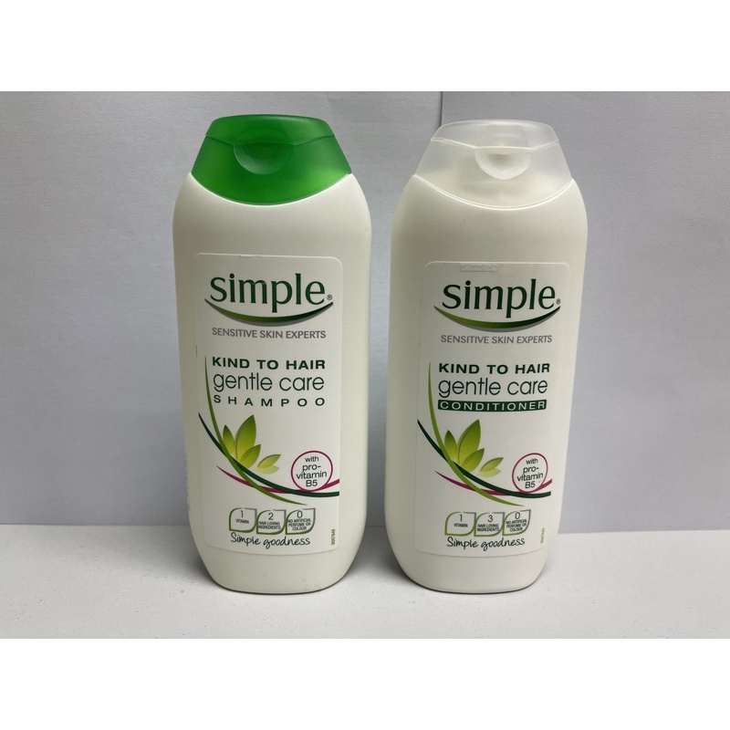 Simple Gentle Care Shampoo / Conditioner 200ml | Shopee Malaysia