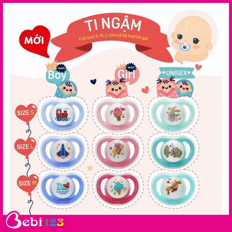 (Genuine) Pigeon 3-stage pacifier and pacifier for babies | Shopee Malaysia
