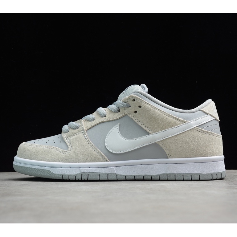 SB Dunk Low Summit White Wolf Grey TRD Men And Women Running Shoes SB ...