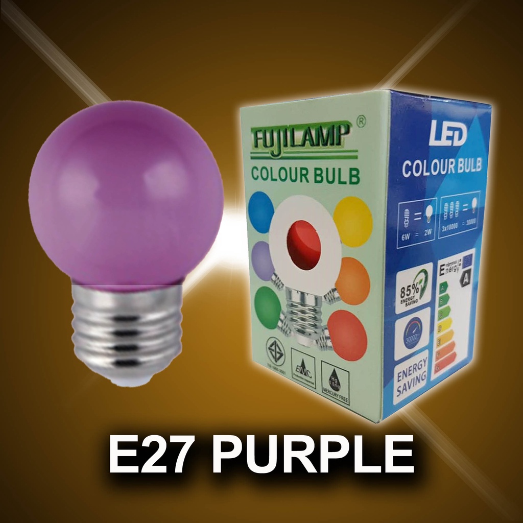 [Local Seller] led colour bulb ping pong bulb cute bulb 3.0W E27 (9 ...