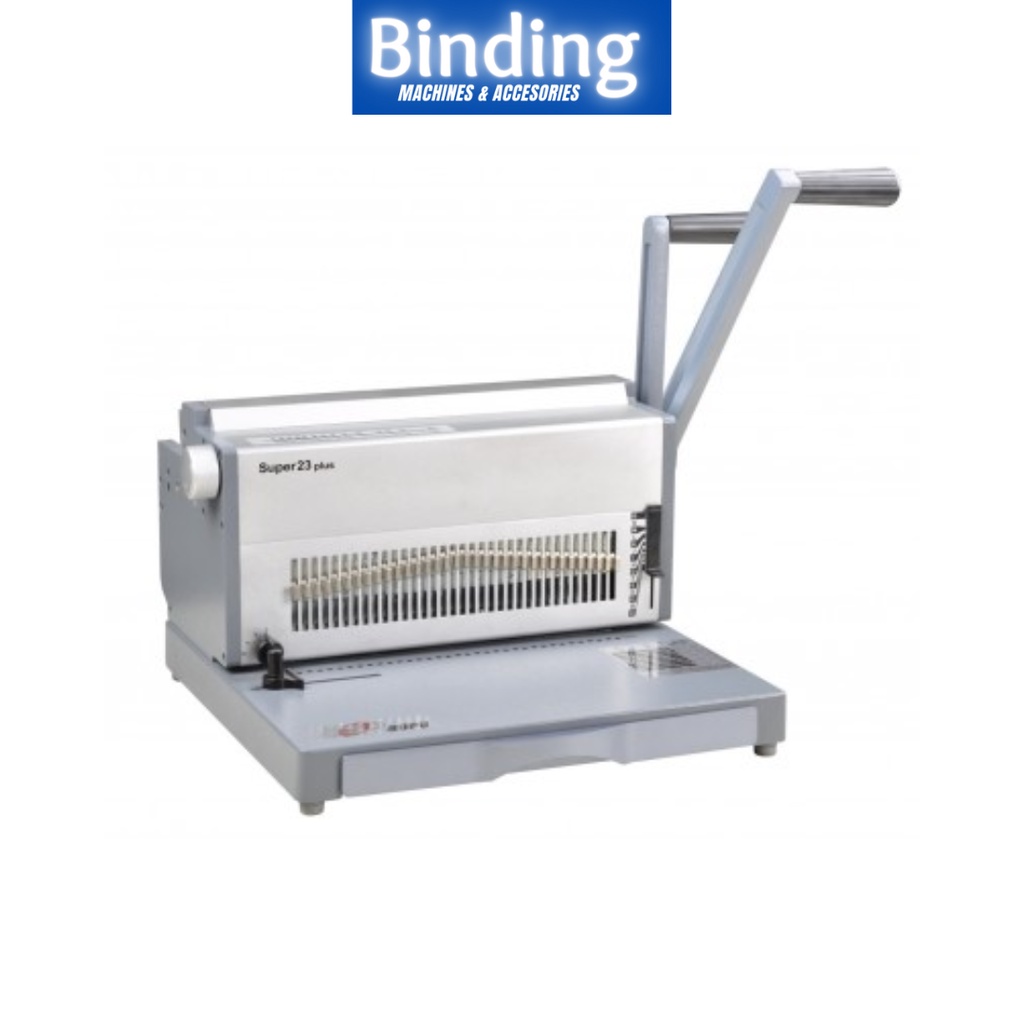 SUPU Super 23 Plus Manual Wire Punching & Binding Machine Type 2:1 pitch | Shopee Malaysia