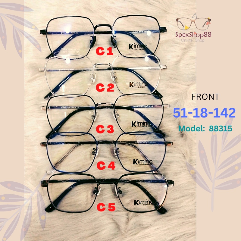 MODEL 88315 | MEMORY TITANIUM IP FRAME | RETRO DESIGN | METAL FRAME ...