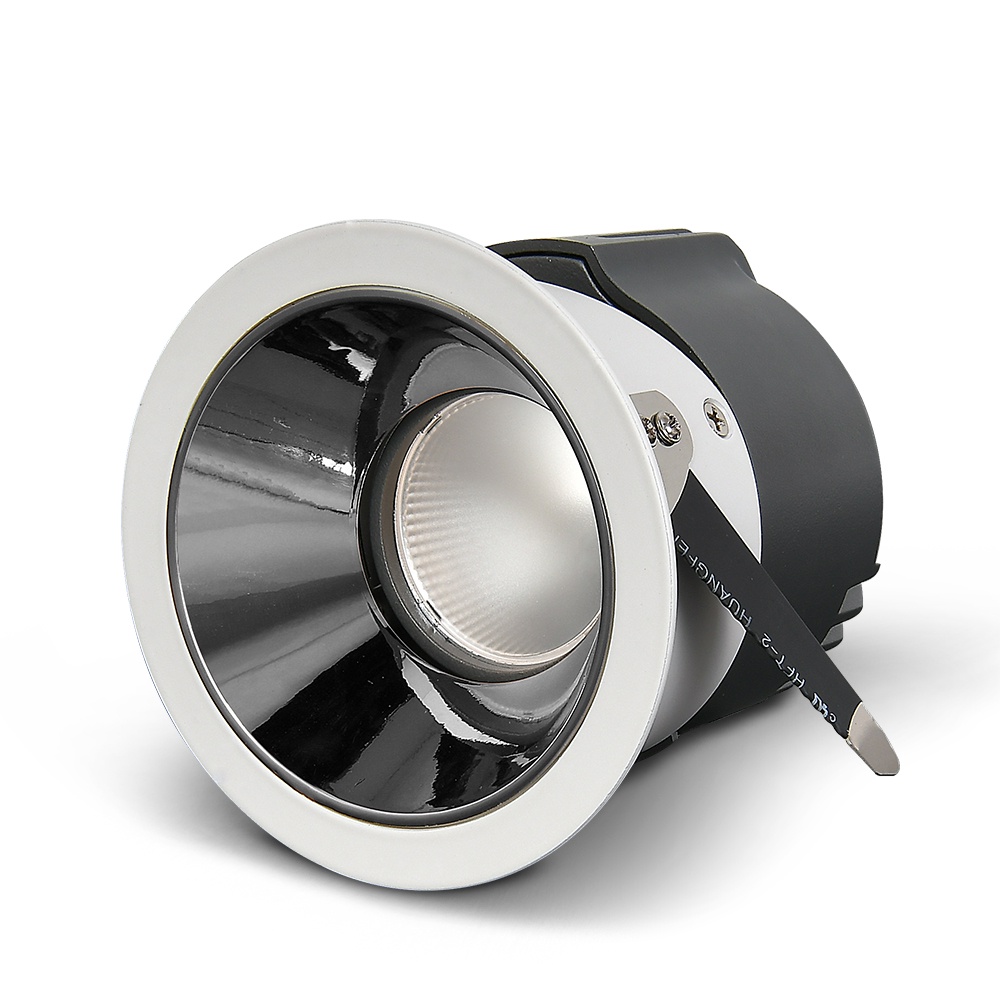 LED Recessed Eyeball Spotlight Round COB Downlight 12W 20W 3000K/4000K ...