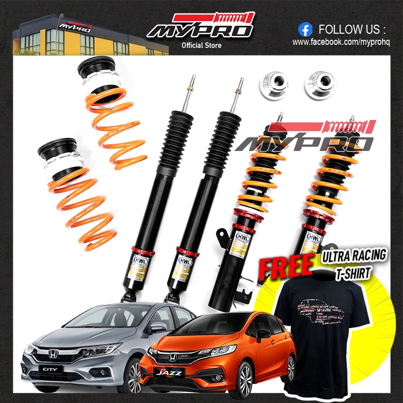 HONDA JAZZ / CITY GK 2013+ 100%Original HWL ST1 ST-1 Series High-Low ...