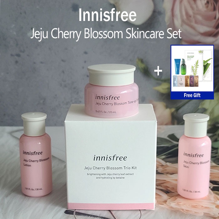[Innisfree] Jeju Cherry Blossom Tone-up Cream 20ml / Skin 30ml / Lotion ...