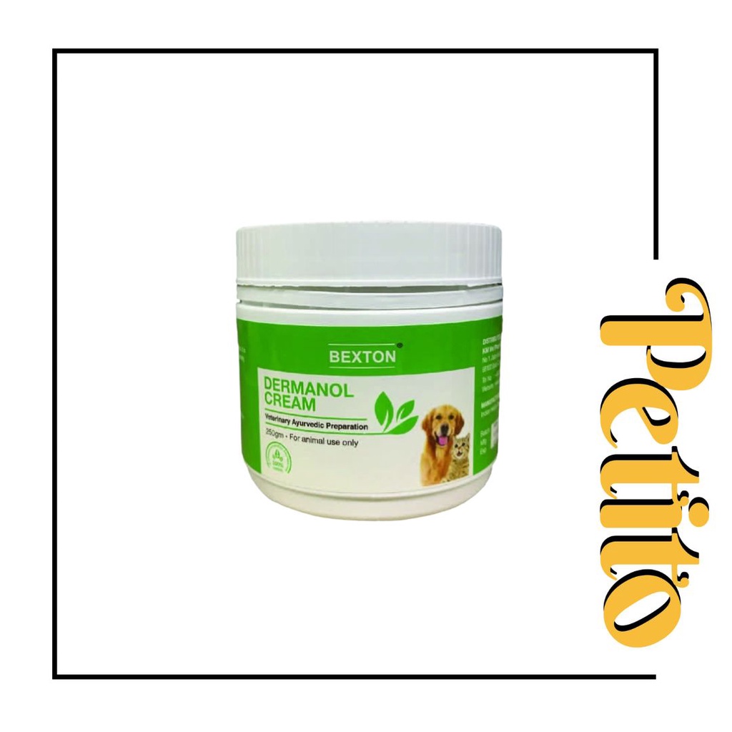 Bexton Dermanol Herbal Skin Cream 250g / Krim Luka Kurap Fungus (Dog ...