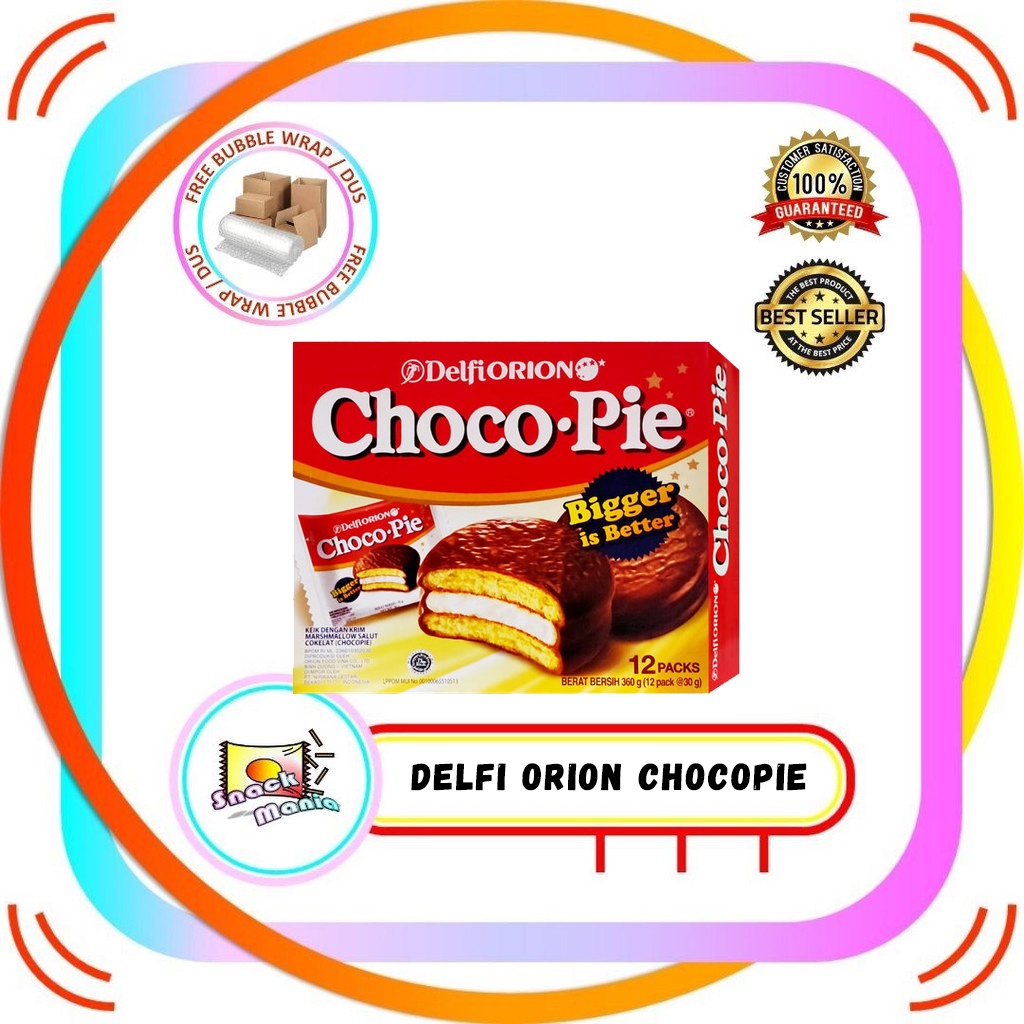 Delfi Orion Choco Pie Chocolate 360 gr 12 x 30 gr Chocolate Cake ...