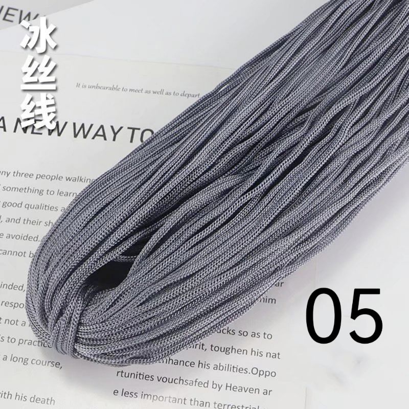 3mm Benang PP Yarn Benang Kait Topi Crochet Yarn Knitting DIY Bag Beg ...