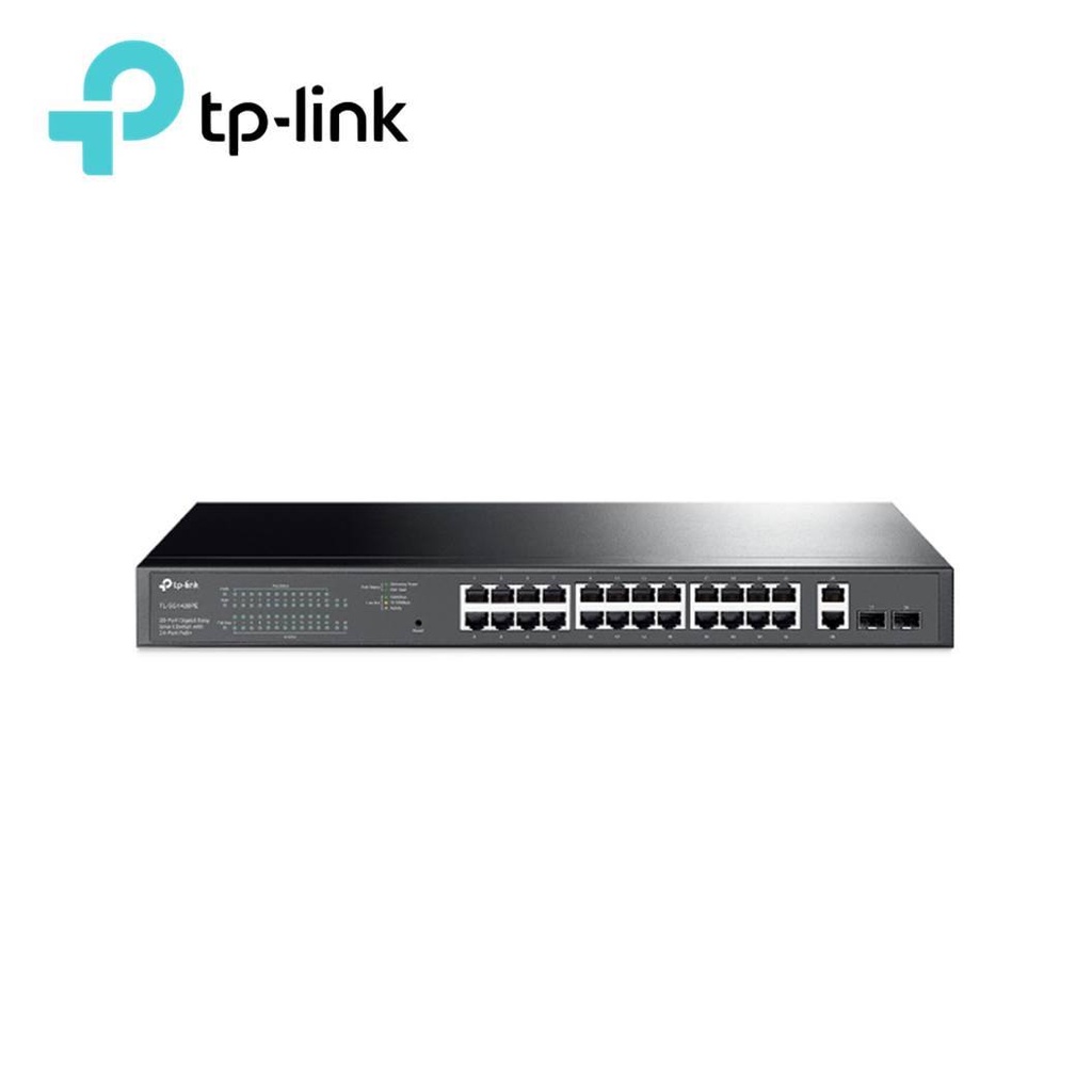TP-Link TL-SG1428PE 28-Port Gigabit Easy Smart PoE Switch with 24-Port ...