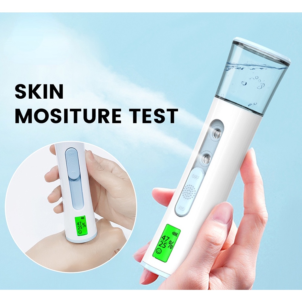 Ultrasonic Nano Mist Sprayer Cooler Face Steamer Moisturizer Steamer ...