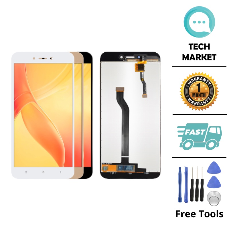 REDMI 5A LCD DISPLAY TOUCHSCREEN DIGITIZER SPARE PART (FREE TOOLS ...