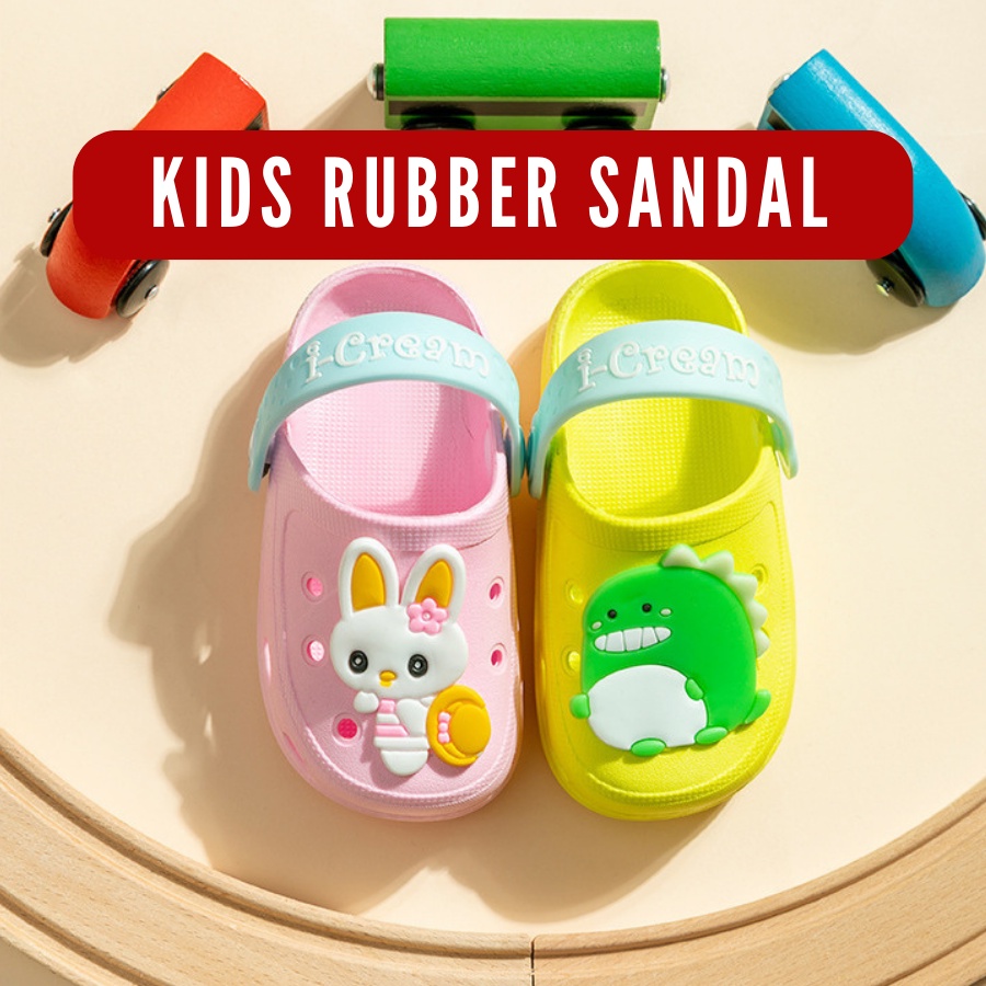 1-5Y old Kids Rubber Sandals Slippers Cartoon Shoes Baby Boy Girl ...