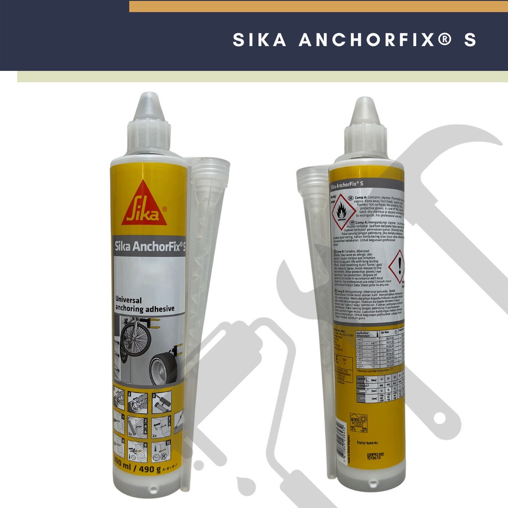 Sika AnchorFix® S Universal Nnchoring Adhesive 300ml | Shopee Malaysia