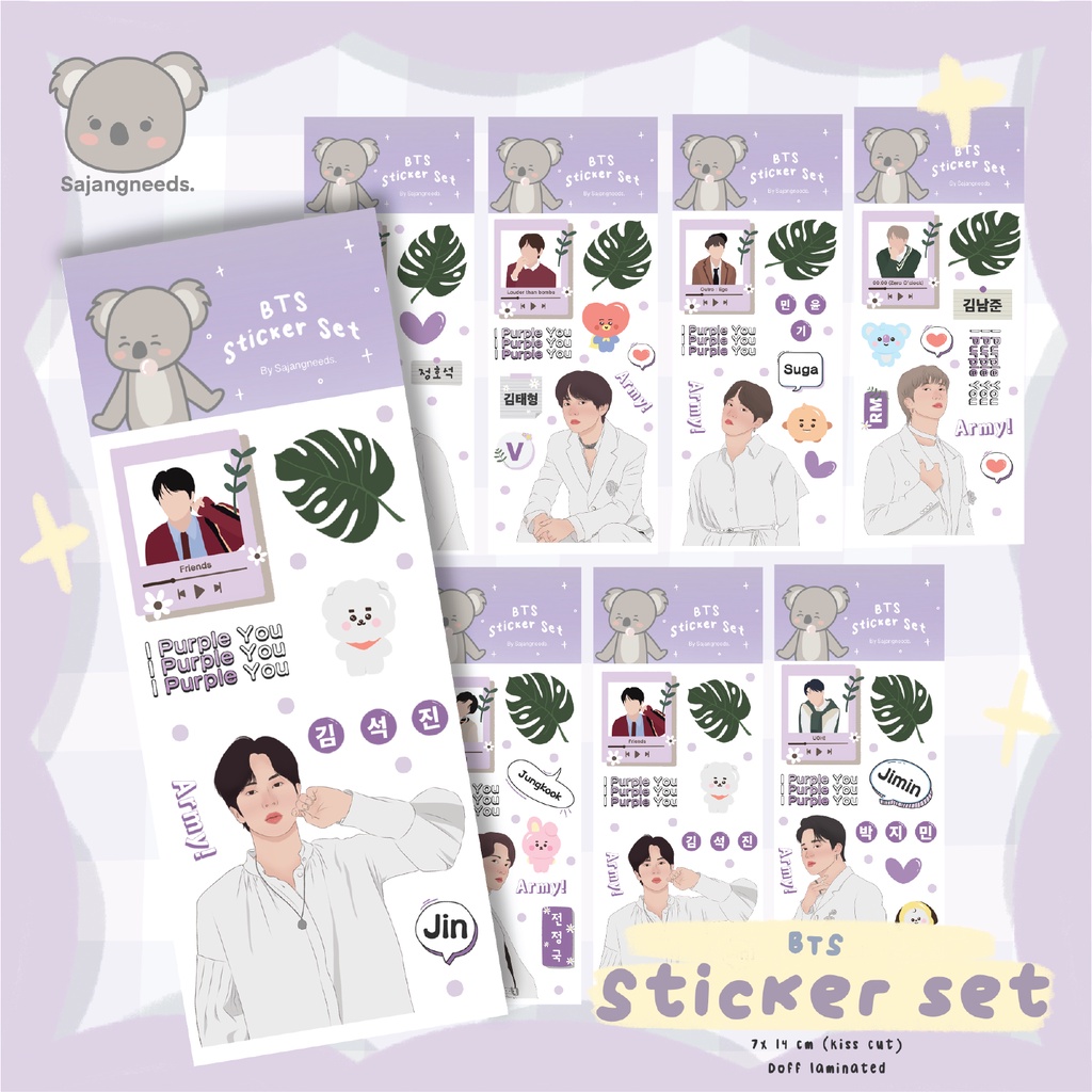 Bts STICKER SET | Shopee Malaysia