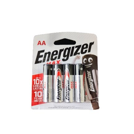 Energizer MAX 2A 3A 12pcs Per Card MAX Energizer Alkaline Battery AA ...