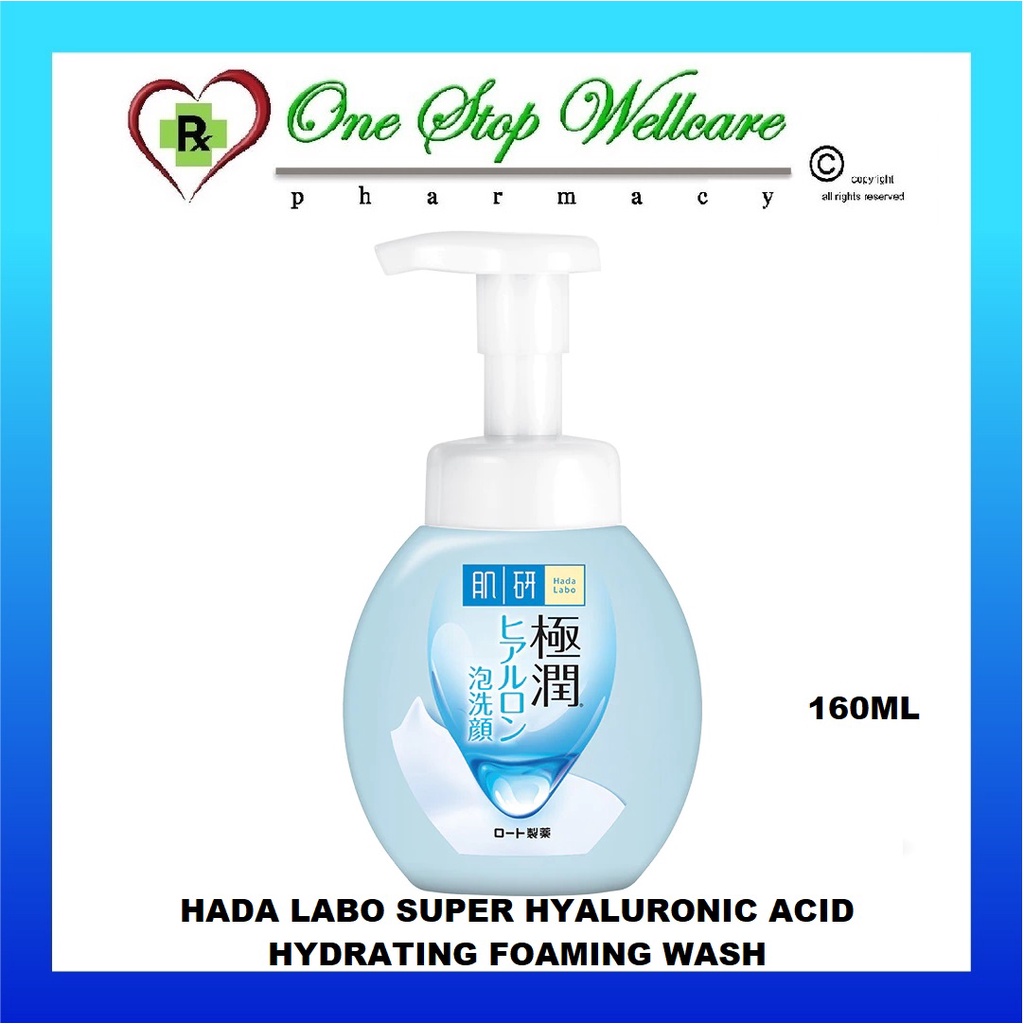 HADA LABO SUPER HYALURONIC ACID HYDRATING FOAMING WASH 160ML (EXP:10/ ...