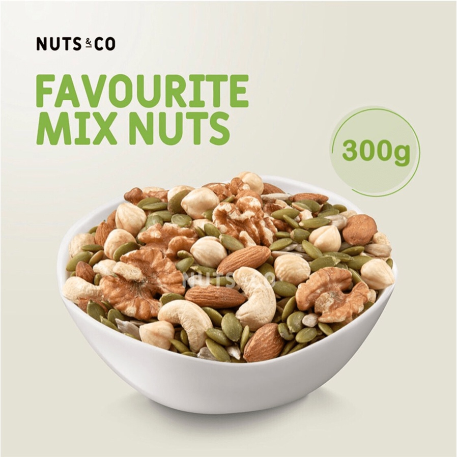 Nuts & Co Favourite Mix Nuts (Freshly Mix in Malaysia)Kacang Campuran ...