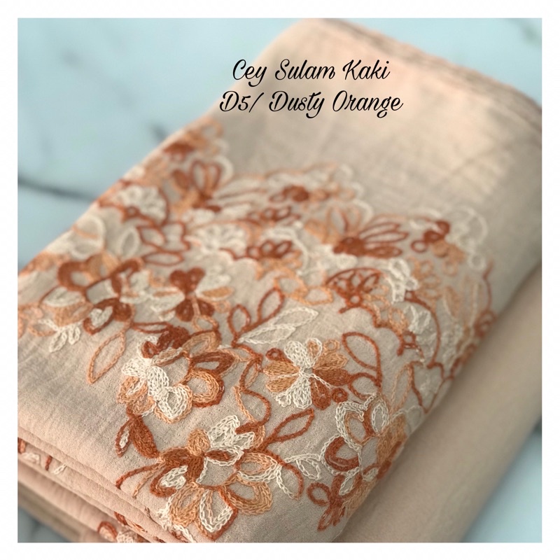 Kain Raya dah tiba! 😁Cey Sulam Kaki tak perlu iron dan tak perlu lining ...