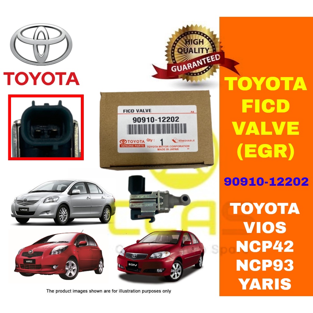 ORIGINAL TOYOTA VIOS NCP42 NCP93 YARIS FICD SOLENOID VACUUM VALVE ...