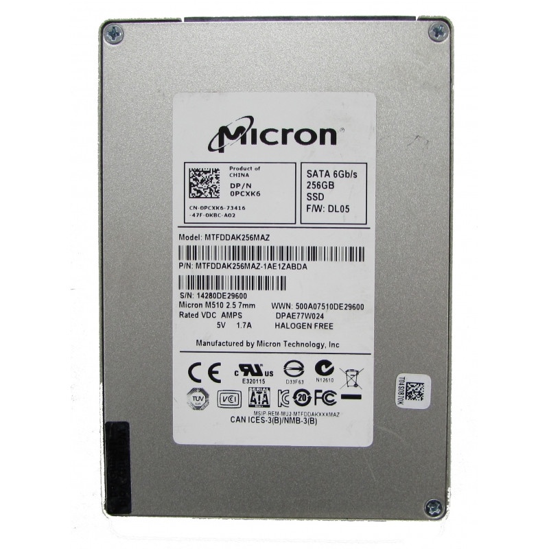Original SSD Micron MTFDDAK256MAZ M510 256GB MLC SATA 6Gbps 2.5 ...