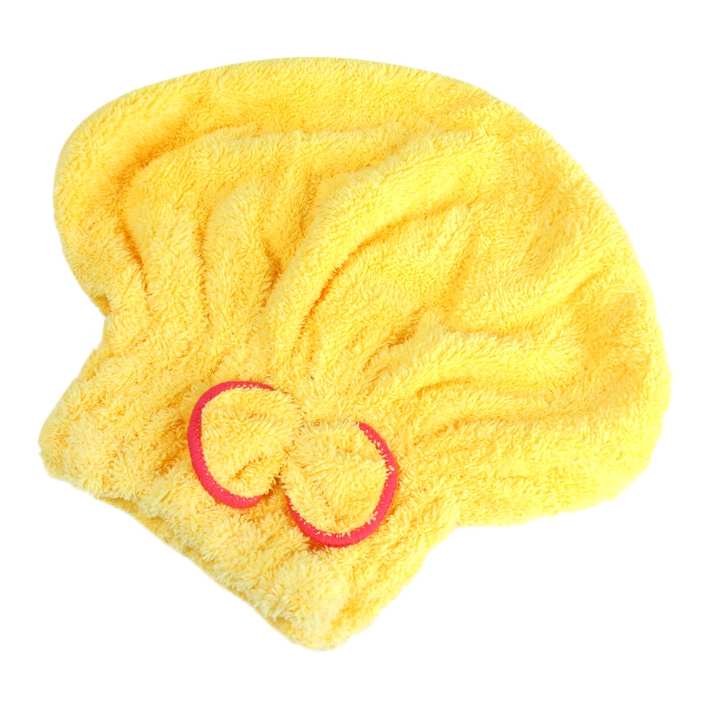 Women Fashion Coral Velvet Dry Hair Cap / Portable Microfiber Quick ...
