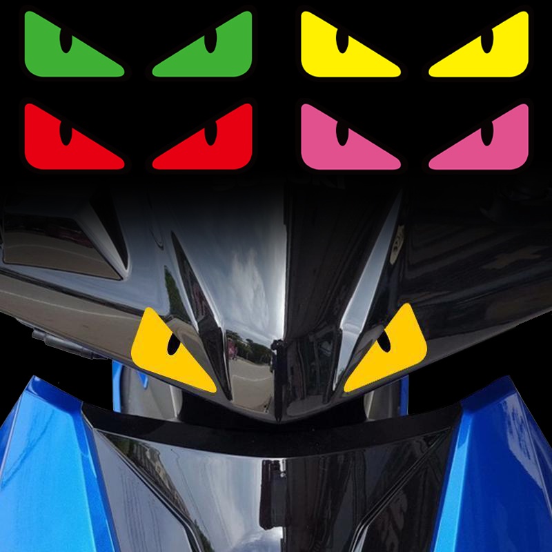 Winker Eye Anime Sticker Thai Stickers Demon Monster Eyes Reflectorized ...
