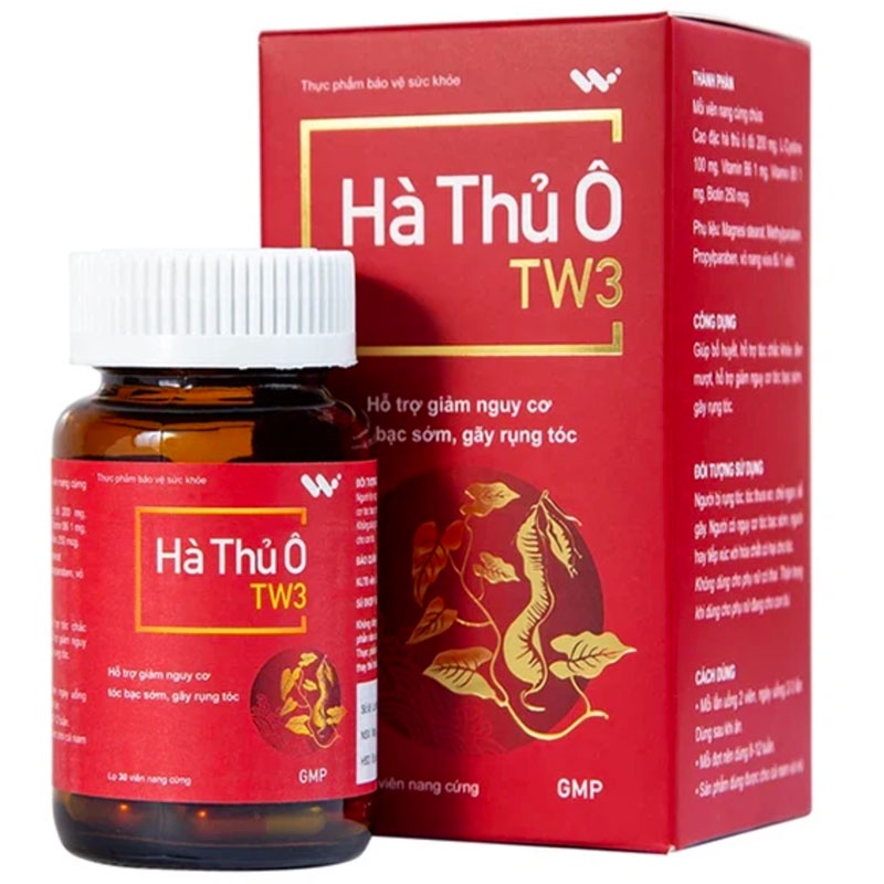 He Thu O Tw3 - Supports hair darkening, reduces hair breakage, prevents ...