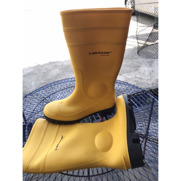 KASUT BOOT GETAH JENAMA DUNL*P (ADA BESI KESELAMATAN DI TAPAK DAN ...