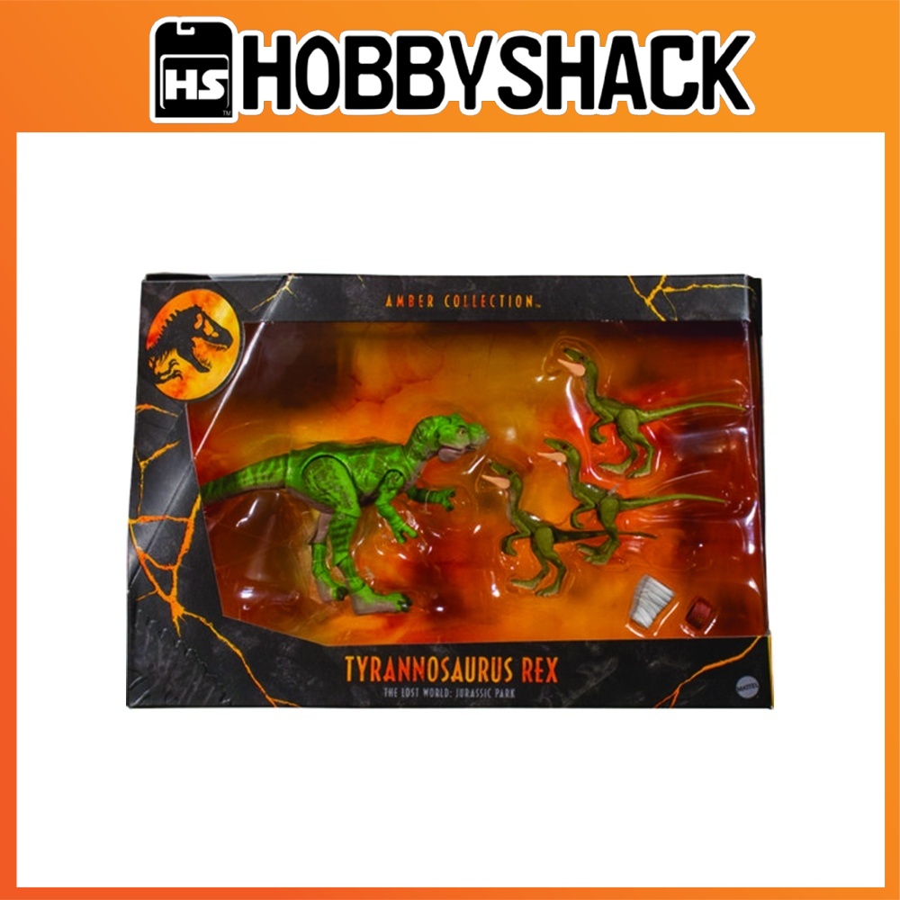 The Lost World: Jurassic Park Amber Collection Juvenile T. Rex and ...